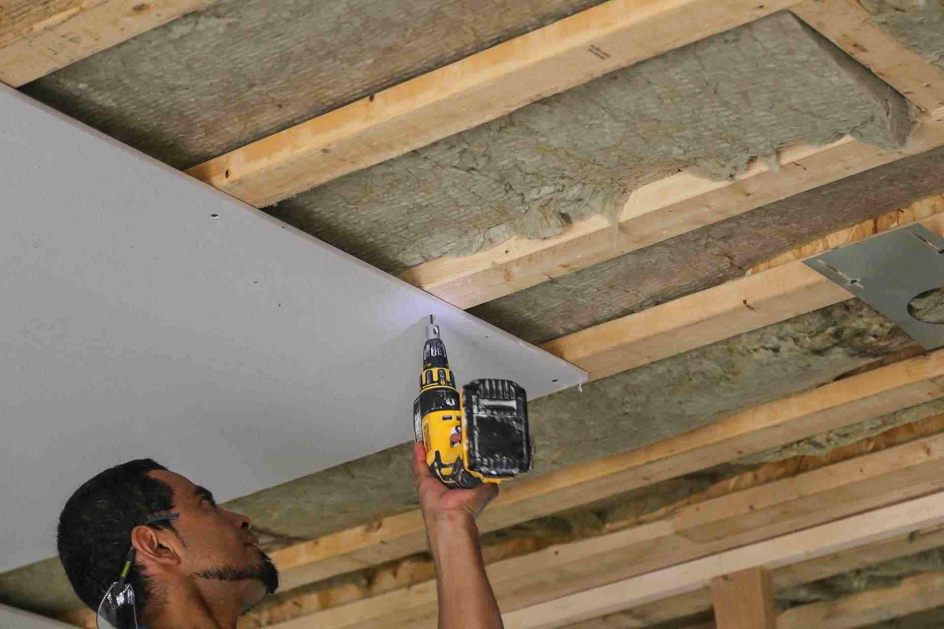 Sheetrock Installation for Custom Cabinetry Integration