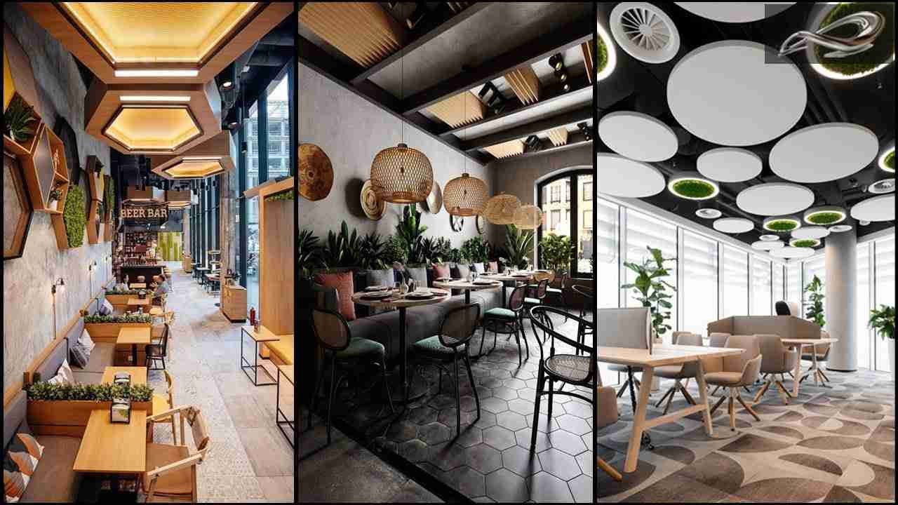 Gypsum Board Ceiling Designs for Restaurants in Sioux Falls